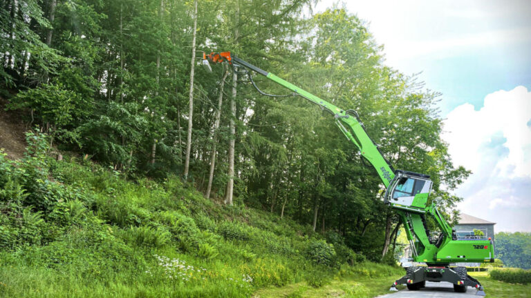 Introducing SENNEBOGEN’s New 728 E Tree Care Handler Product Releases ...